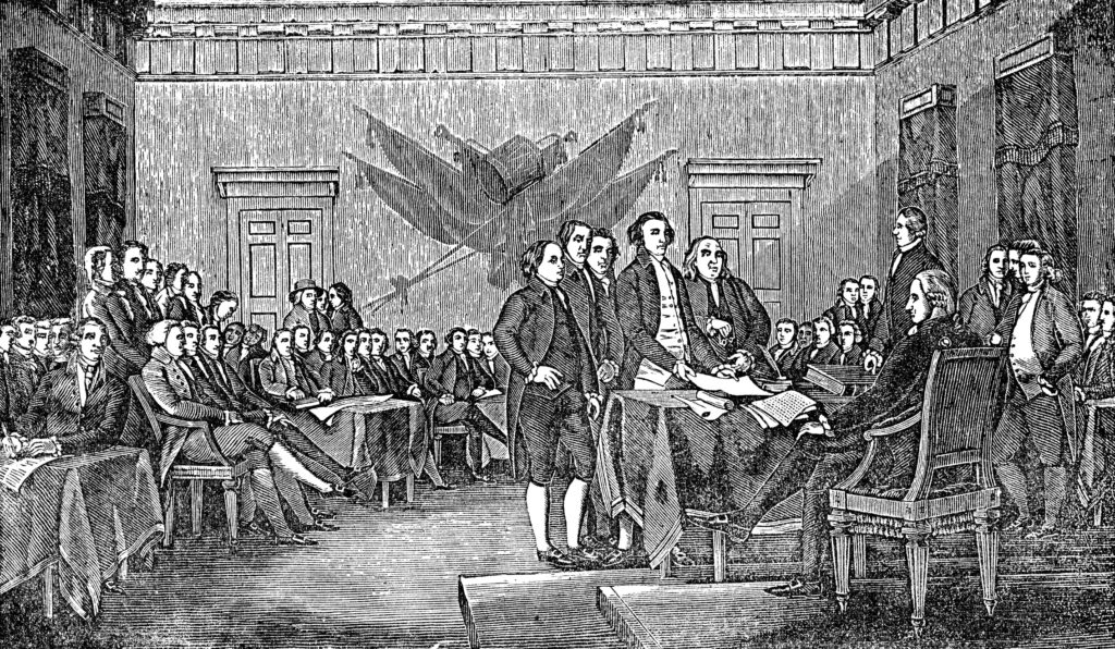 Signing The Declaration Of Independence | Mullins Family History Project